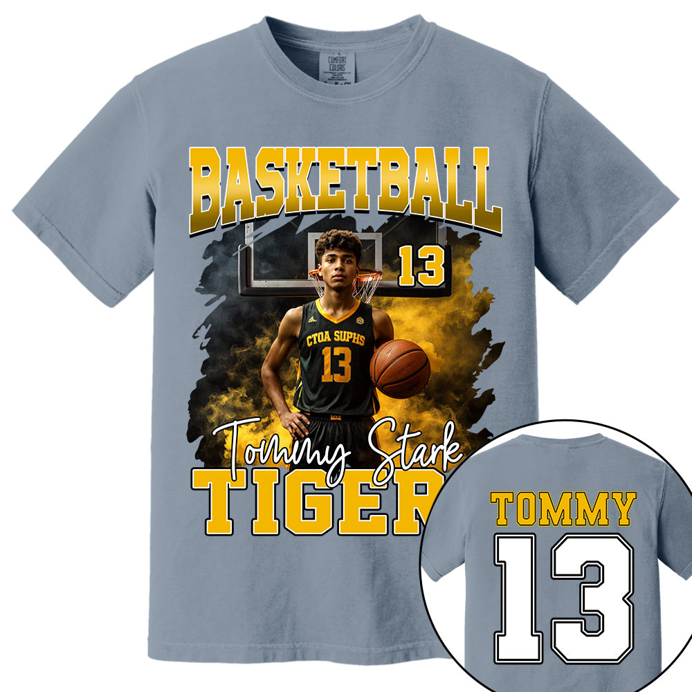 Personalized Basketball Shirt, Custom Photo And Team Name For Basketba ...